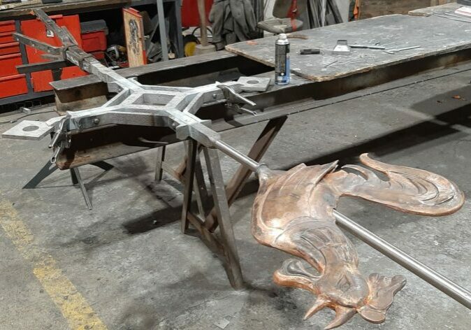 Architectural and decorative wrought iron and metal work: Crézé